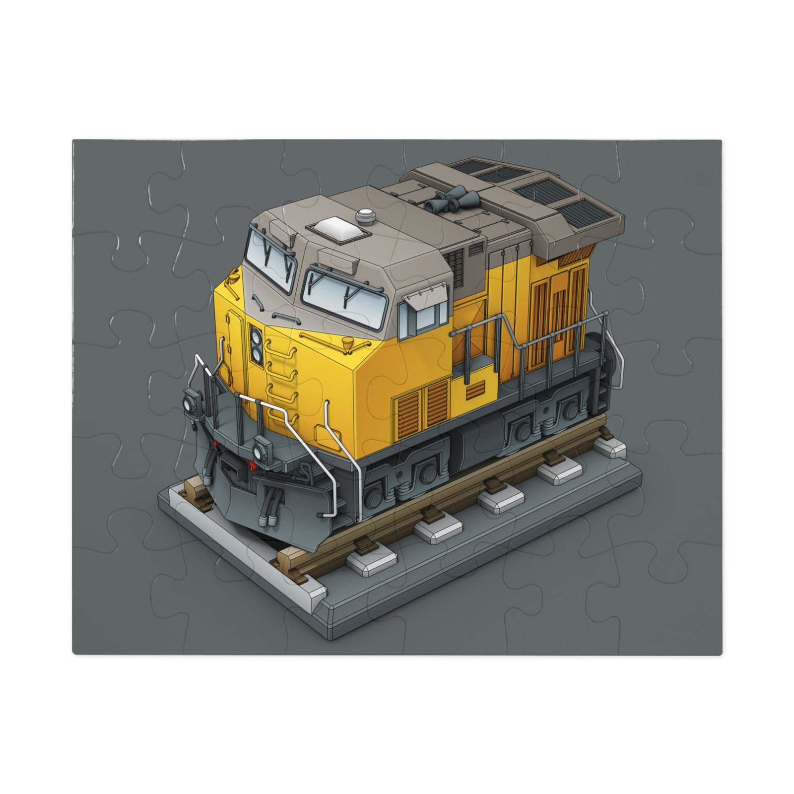 Locomotive Art Jigsaw Puzzle (30, 252-Piece) - Train Enthusiasts Game ...